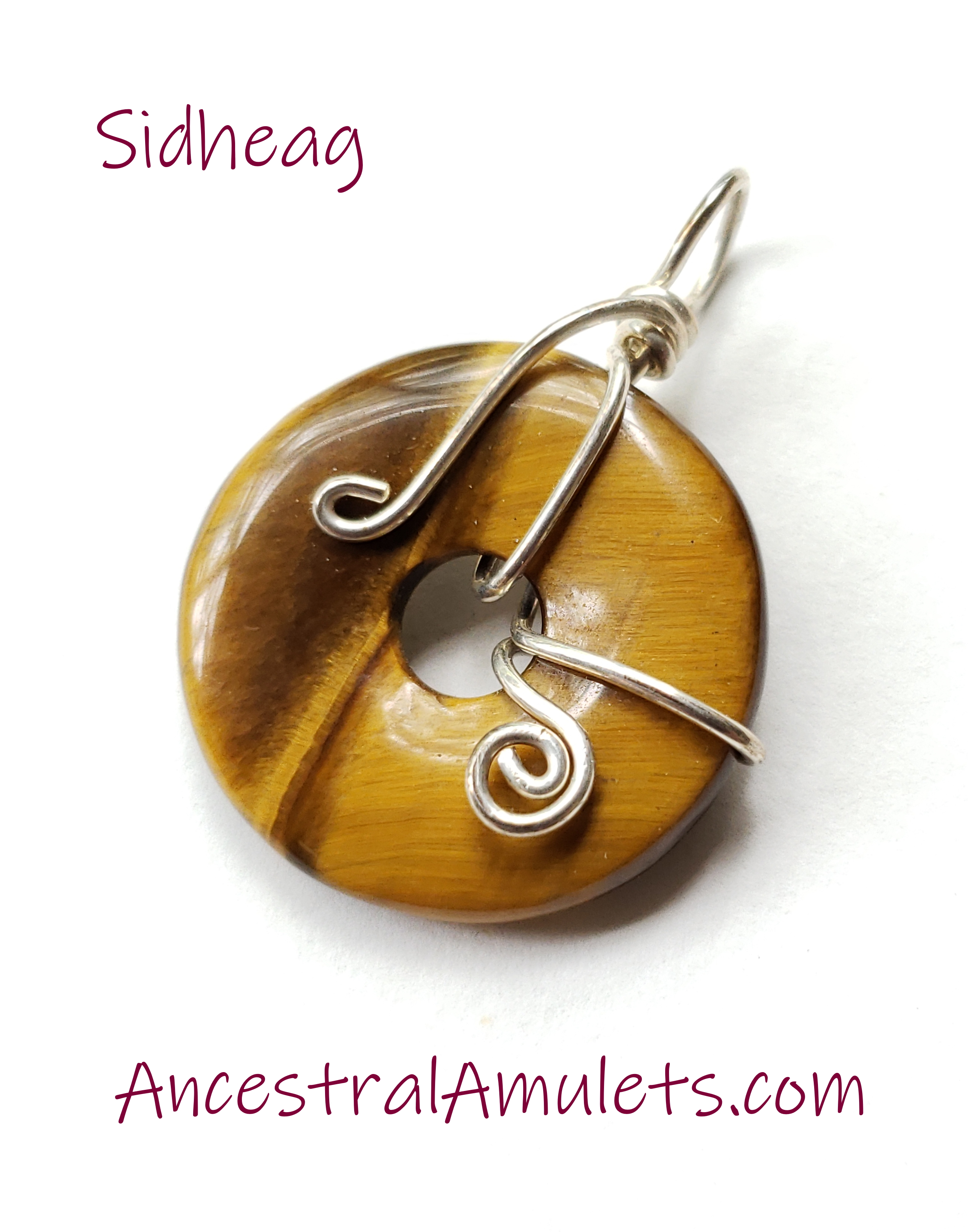 Tiger Eye Circle Amulet – Ancestral Amulets